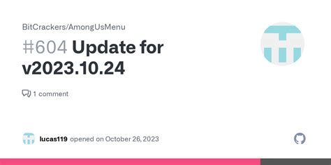 Update For V20231024 · Issue 604 · Bitcrackersamongusmenu · Github