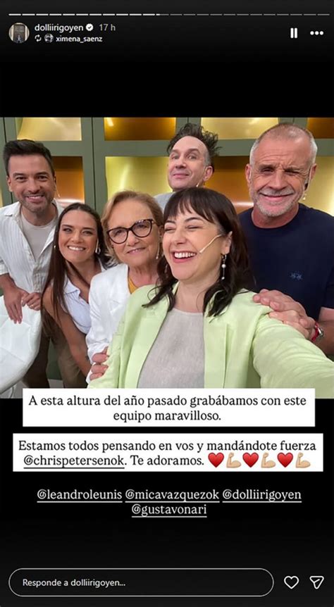 Dolli Irigoyen Y Ximena Sáenz Dedicaron Unas Emotivas Palabras A