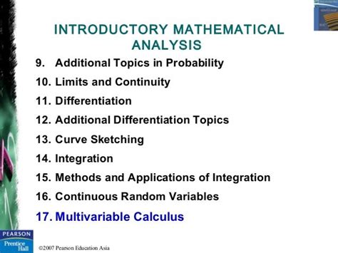 Chapter 17 Multivariable Calculus