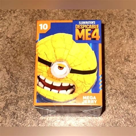 Mcdonalds Toys Nib 224 Mcdonalds Despicable Me 4 Happy Meal Toy 0 Mega Jerry In Box Poshmark