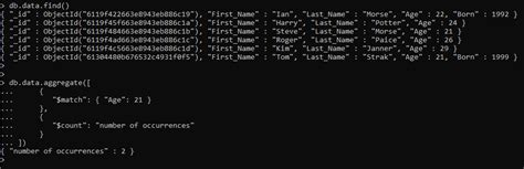 Mongodb Aggregate Count With Examples