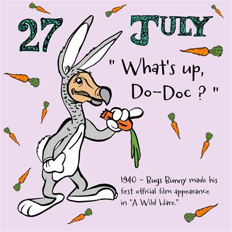 Onthisday July 27th 1940 Bug Bunny Makes His First Official Film