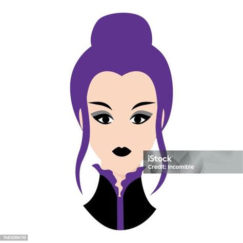 고딕 양식의 소녀의 삽화 짙은 화장 휴일 및 파티를 위한 이미지입니다 갈색 머리에 대한 스톡 벡터 아트 및 기타 이미지 갈색 머리 검은색 고딕 양식 Istock
