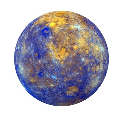 planet mercury isolated elements of this image furnished by nasa stock