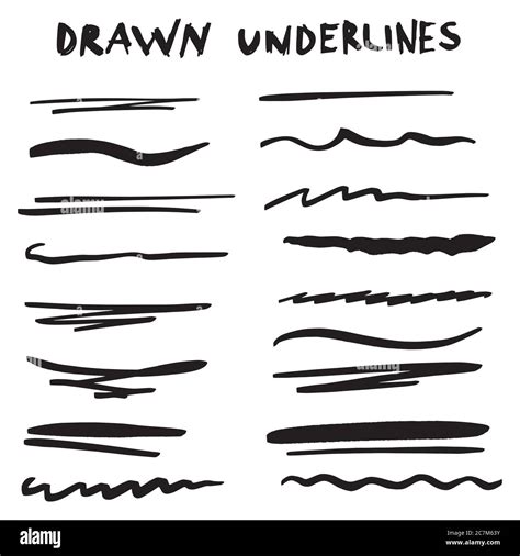 Underline Vector Cut Out Stock Images And Pictures Alamy