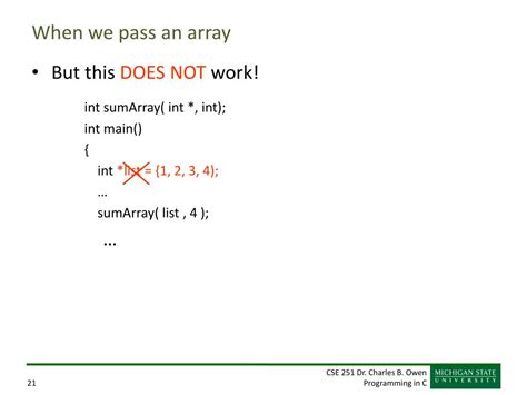 Ppt Pointers Arrays Multidimensional Arrays Powerpoint Presentation
