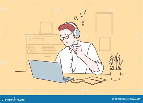 Work Pause Take Break Concept Stock Vector Illustration Of Office Executive 162262836
