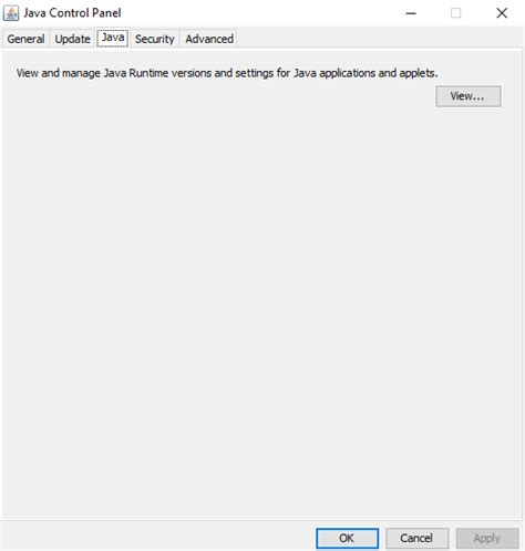 Configure Java Windows 10