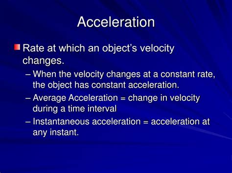 Ppt Acceleration Powerpoint Presentation Free Download Id9725474
