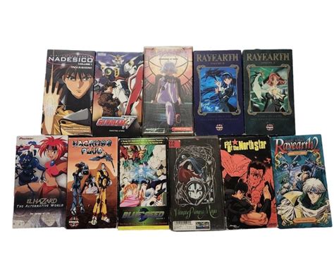 Vintage Anime Vhs Lot Of 11 English Dub Blue Speed Vampire Princess