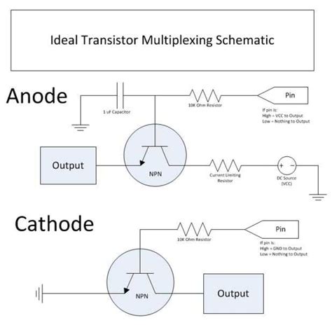 La Multiplexación Con Arduino Transistores Que Hice En Techshop