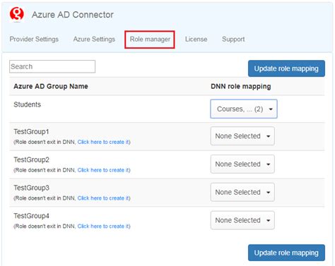 Role Mapping Glanton User Guide