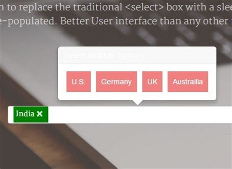 Sleek JQuery Popover Multi Select Plugin PopSelect Free JQuery Plugins