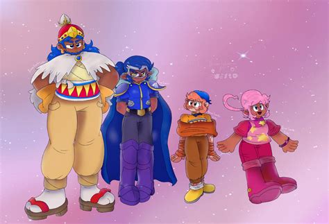 Team Kirby Gijinkas By Kirbycabbit On Deviantart