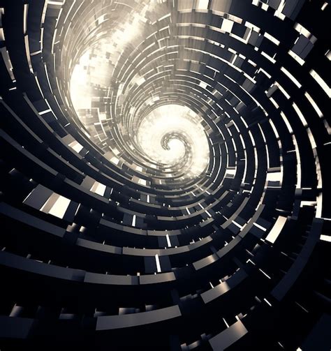 Premium Ai Image Spiral Symphony Mesmerizing Patterns In Motion