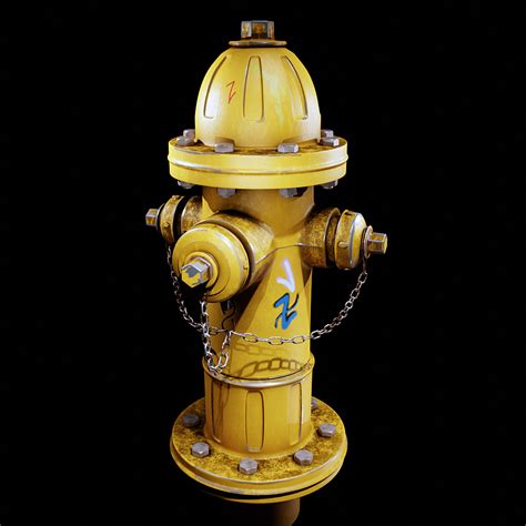 Hydrant Finished R Blender