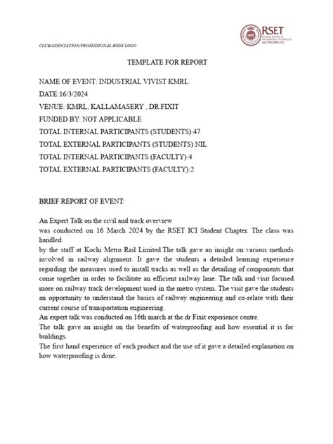 Copy Of 01 Event Report Pdf