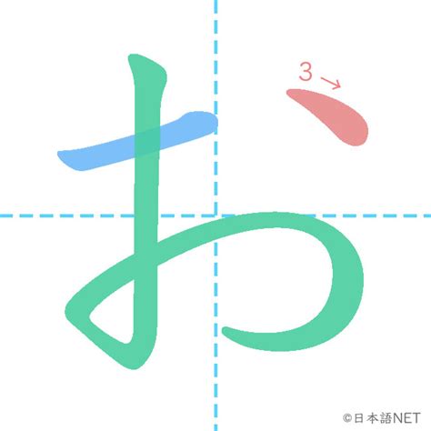 ひらがな「お」の書き順 日本語net