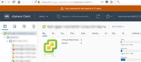 Vmware Vsphere Managing Password Expiration Settings Windows Os Hub