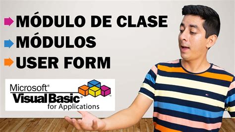 Curso Vba Para Macros Módulos De Clase Módulos Y Userforms Youtube