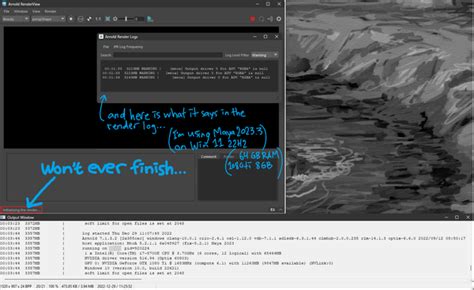 Solved Endless Waiting For Renderer To Start Initializing The Render Updating Arnold