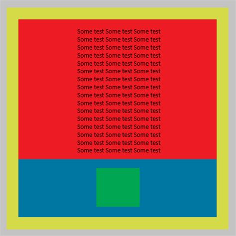 Javascript Two Divs One Under Another One Dynamic And Second Fill The Rest Of Space Stack