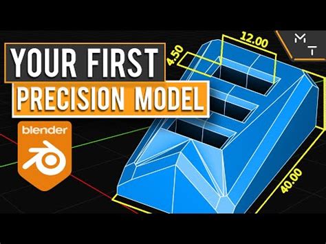 Your First Precision Model To D Print Learning Blender Through Precision Modeling Part