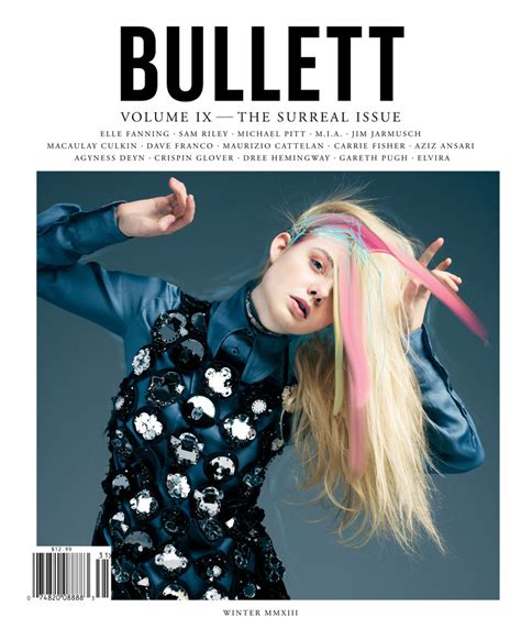 Elle Fanning Gets Surreal For Bullett Magazines Winter 2012 Cover