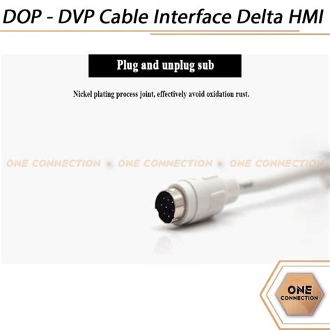 Jual DOP DVP Cable Interface Delta HMI Touch Panel DOP To DVP PLC Series Shopee Indonesia