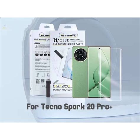 Jual Tempered Glass Tecno Spark Pro Plus Curved Antigores Kaca