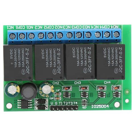Low Pulse Trigger VDC Channels Flip Flop Relay Module Self Locking Power Module VAC