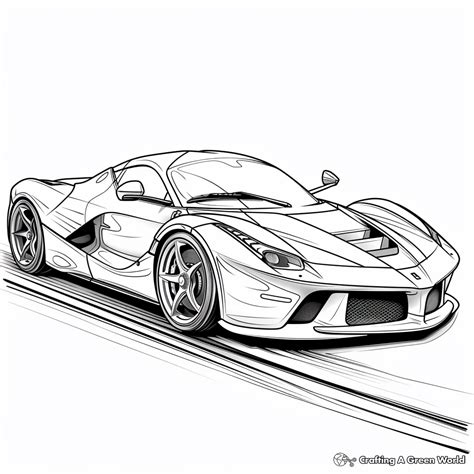 Ferrari Coloring Pages