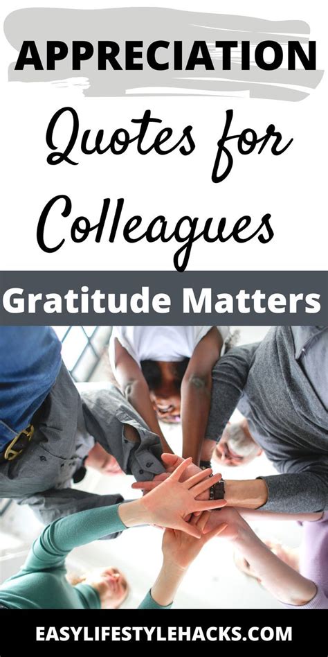 Quotes To Appreciate Your Colleagues Appreciation Quotes Work