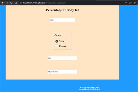 Github Faisalkhan171101 Bmi Body Mass Index Is A Measure Of Whether