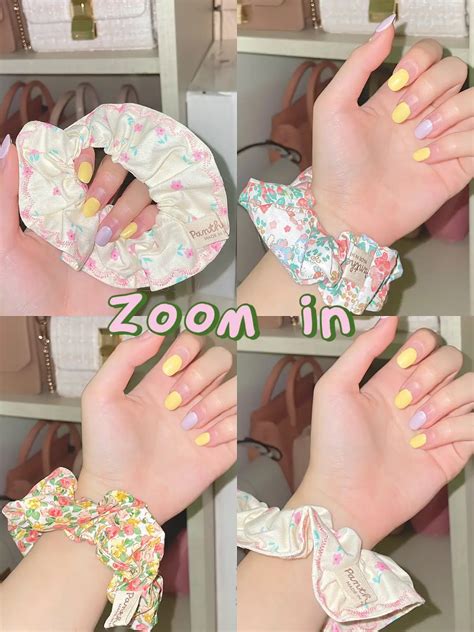 ป้ายยา Srunchies ลายดอกสุดคิวท์ ̎𓂂𓏸🌷🌼🌳🤏🏻 แกลเลอรีที่โพสต์โดย Earn