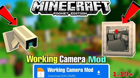Security Camera Mod For Minecraft Pocket Edition 1 19 Camera Mod Mcpe Youtube