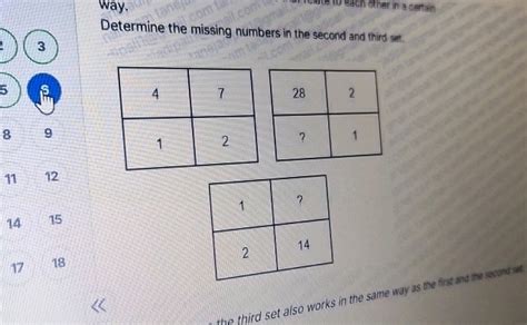Determine The Missing Numbers In The Second StudyX