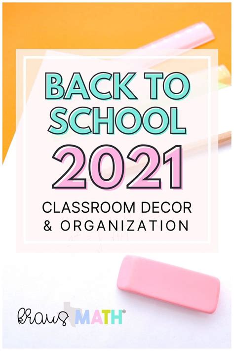 Pastel Classroom Decor Bundle Kraus Math Classroom Decor Middle