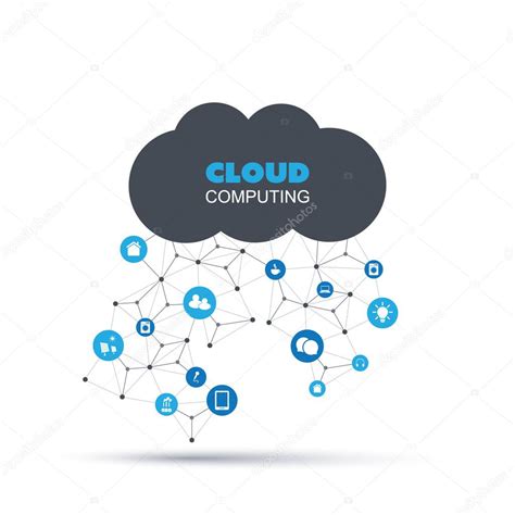 Cloud Computing Iot Iiot Networking Green Energy Future Technology Concept Creative Design