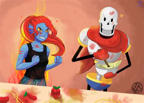 But Nobody Come Papyrus And Undyne Nwn Deviantart Youtube