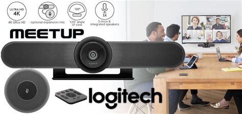 Logitech Meetup Video Conferencing Camera With Inbuilt Mic And Speakers