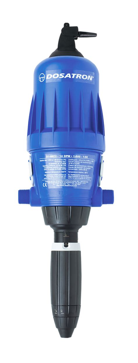 Dosatron® D14mz2 Injector With Bypass 14 Gpm 1500 To 150