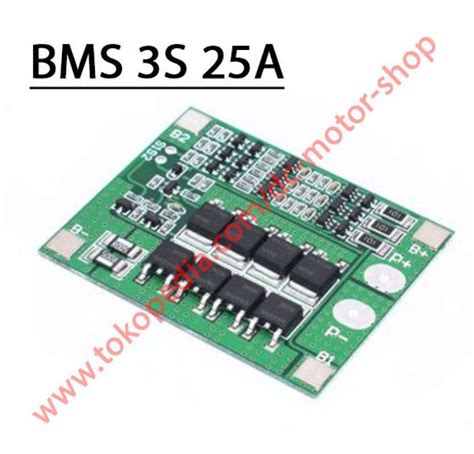 Jual Modul Bms Battery Management System 3s 25a Li Ion 18650 Battery Di
