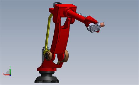 六轴机械手臂 SOLIDWORKS 2012 模型图纸下载 懒石网