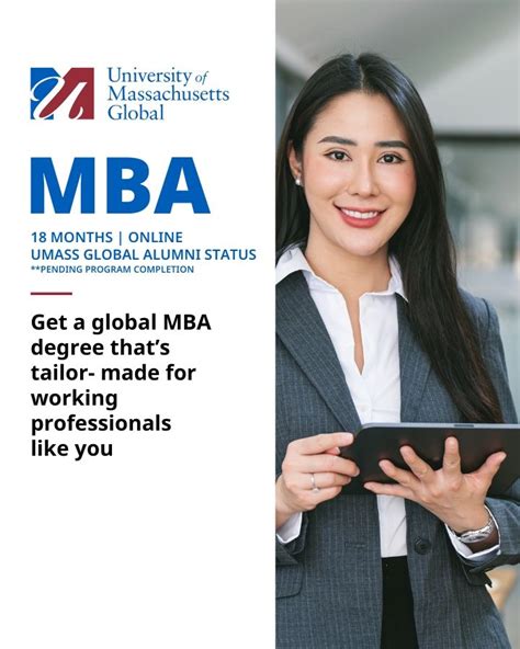 mba online umass global master of business administration umass