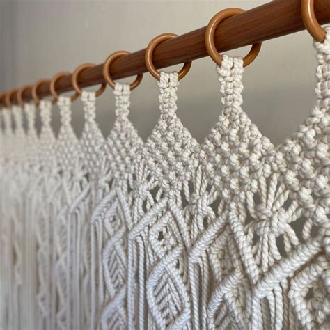 Macrame Curtain Macrame Window And Door Curtain Macrame Pattern