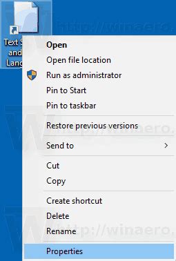 Create Text Services And Input Languages Shortcut In Windows 10