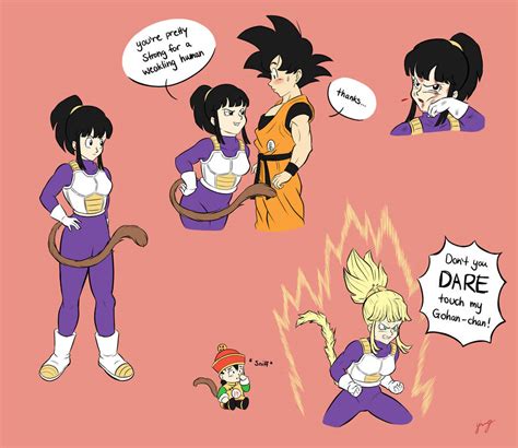 ChiChi Week Day 2: Saiyan AU by yingying10969 on DeviantArt