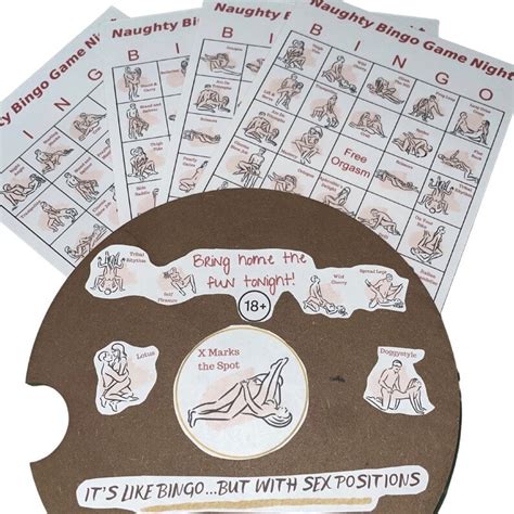 Naughty Bingo Bucket Sex Position Bingo Etsy
