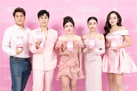 คู่รัก แก้มบุ๋ม พี่พีทเป็นพรีเซนเตอร์คู่ คอลลาเจนผิวกระจก